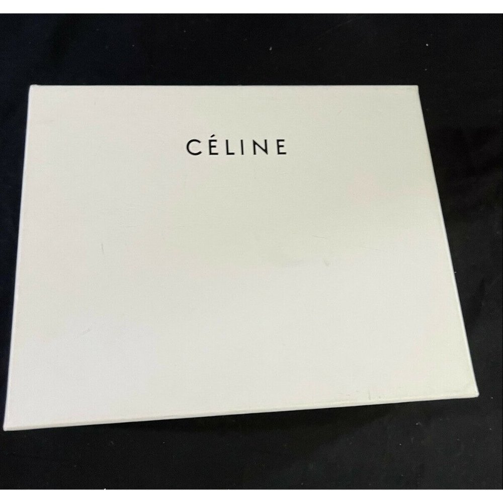 Celine Gift Box Storage Cardboard White Medium 9" X 1… - Gem